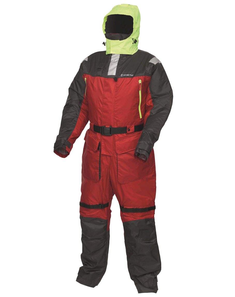 KINETIC GUARDIAN FLOTATION SUIT RED/STORMY - Kombinezoni/komplekti