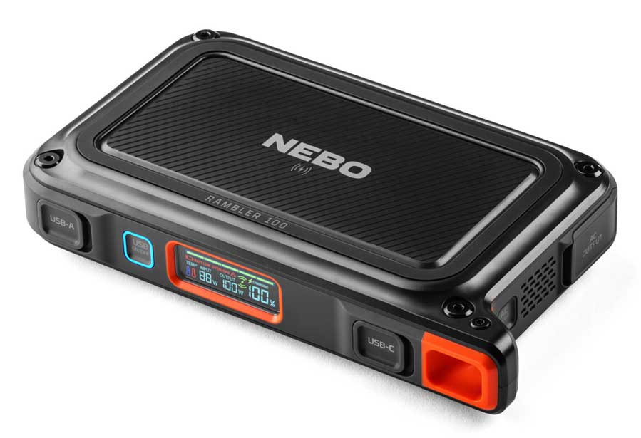NEBO RAMBLER 100 BLACK PORTABLE POWER STATION - Aksesuāri